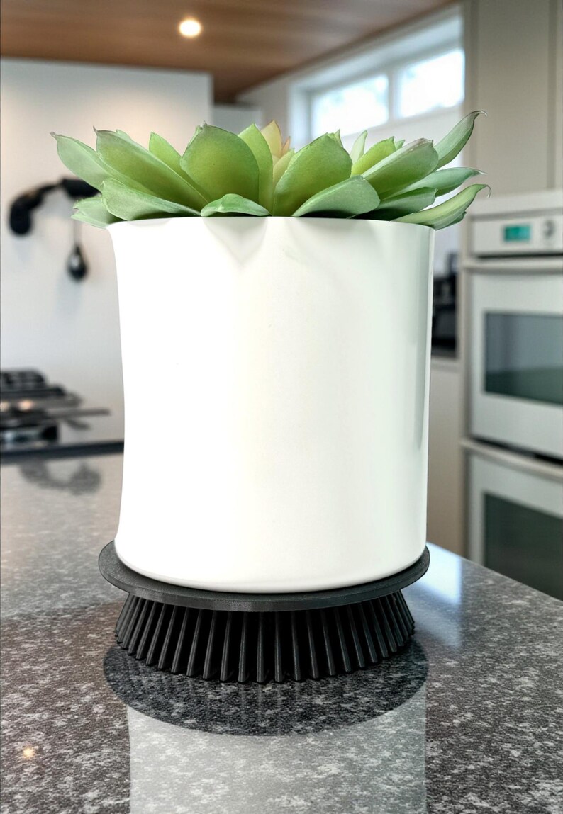 Planter Pot Stand "pinwheel" – 3D Printed Square Pot Riser With ...