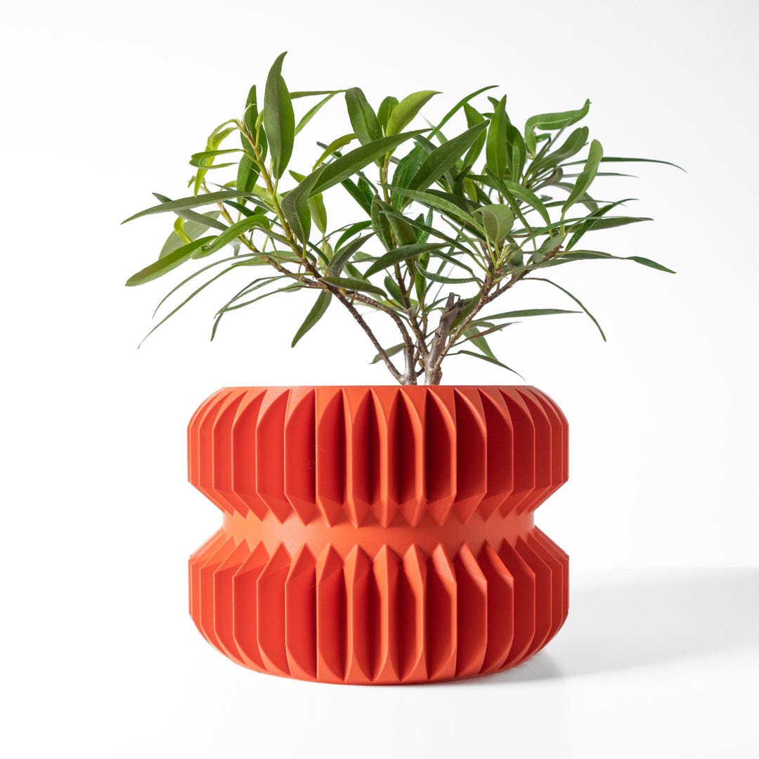 3D Printed Planter Pot : Modern Home Decor With Drainage - Etsy