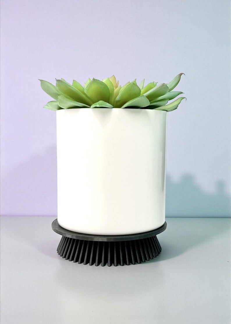Planter Pot Stand "pinwheel" – 3D Printed Square Pot Riser With ...
