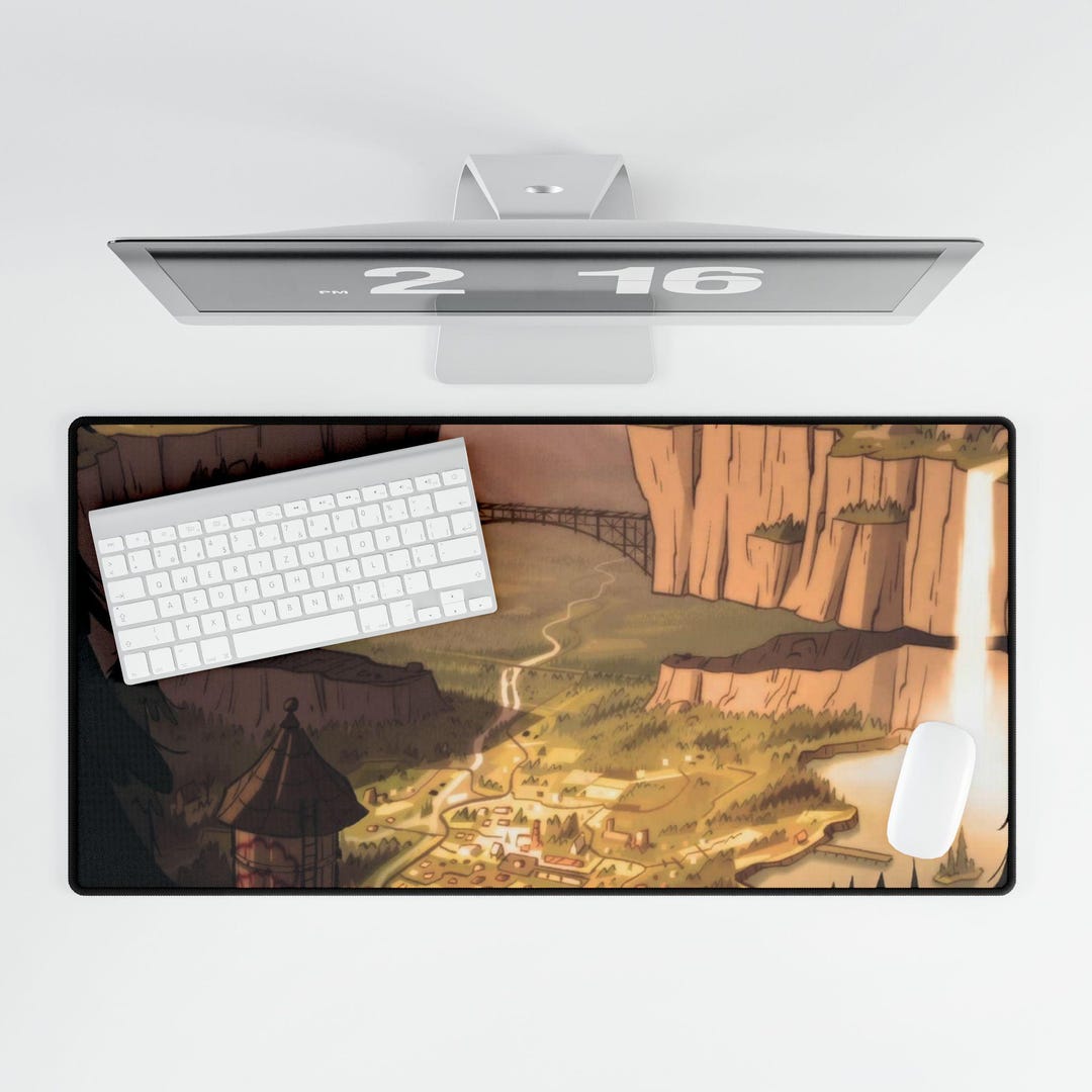 Desk Mats, Gravity Falls Fan Gift, Mouse Pad, Gaming Desk Accessories ...