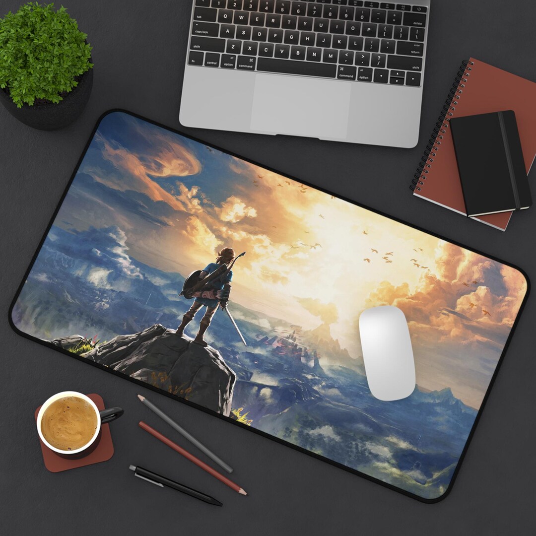 Breath of the Wild Desk Mat, Mouse Pad, Office Decor, Work From Home ...