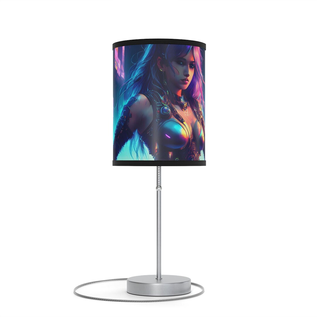 Anime Girl, Tall Colorful LED Table Lamp, Decorative Lighting ...