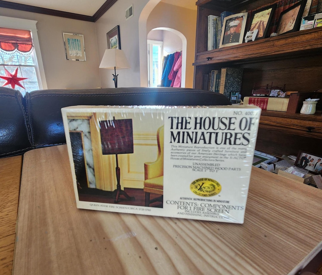 House of Miniatures Xacto Queen Anne Fire Screen Kit (1760-70s) - Etsy