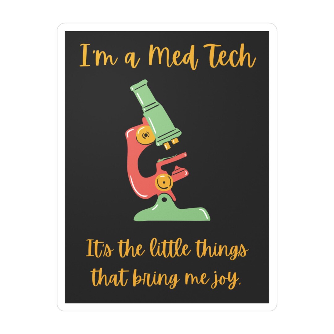 Lab Week Sticker, Med Tech, Medical Technologist Sticker, Lab Gift, MLS ...