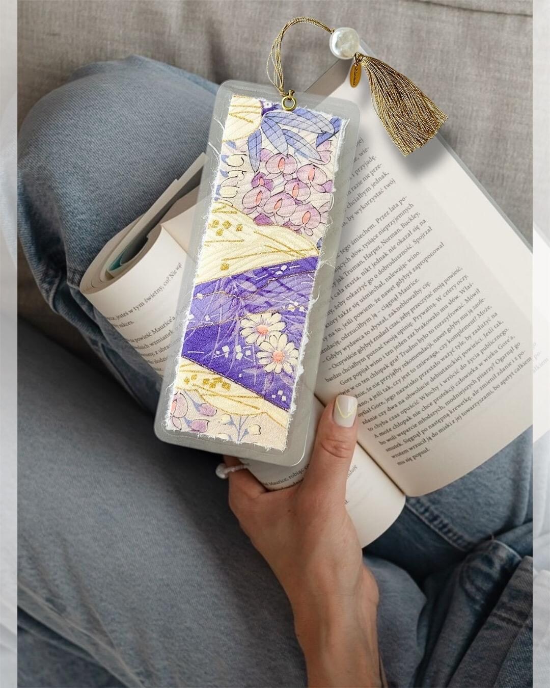 These Bookmarks Are Made by Upcycling Kimonos Fabric A Gift for Someone ...