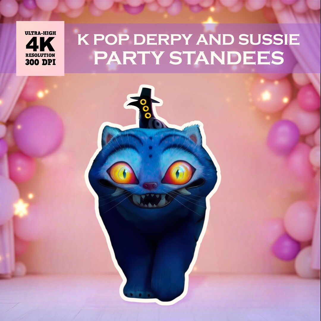 Printable Derpy and Sussie Standee Cut Outs, Kpop Demon Hunters Derpy ...