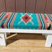 Southwest Bench Aztec Bench Western Furniture Wood Bench Entryway Bench ...