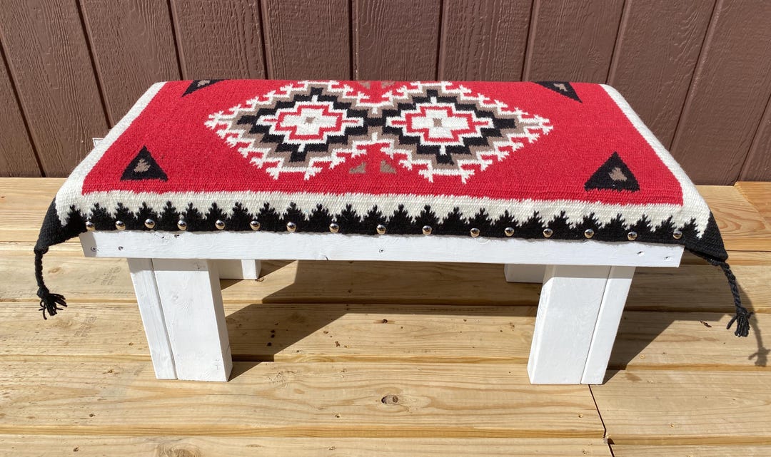 Southwest Bench Aztec Bench Western Furniture Wood Bench Entryway Bench ...