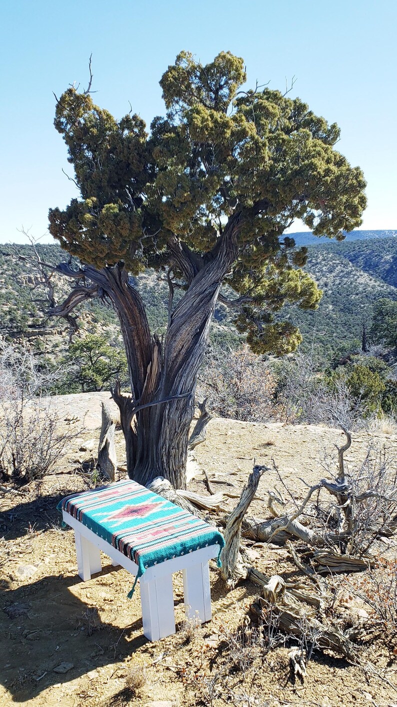 Southwest Bench Aztec Bench Western Furniture Wood Bench Entryway Bench ...