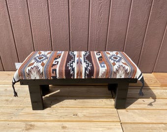Southwest Bench Aztec Bench Western Furniture Wood Bench Entryway Bench ...