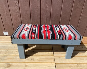 Southwest Bench Aztec Bench Western Furniture Wood Bench Entryway Bench ...