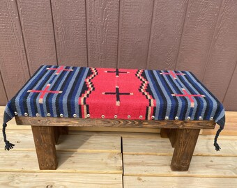Southwest Bench Aztec Bench Western Furniture Wood Bench Entryway Bench ...