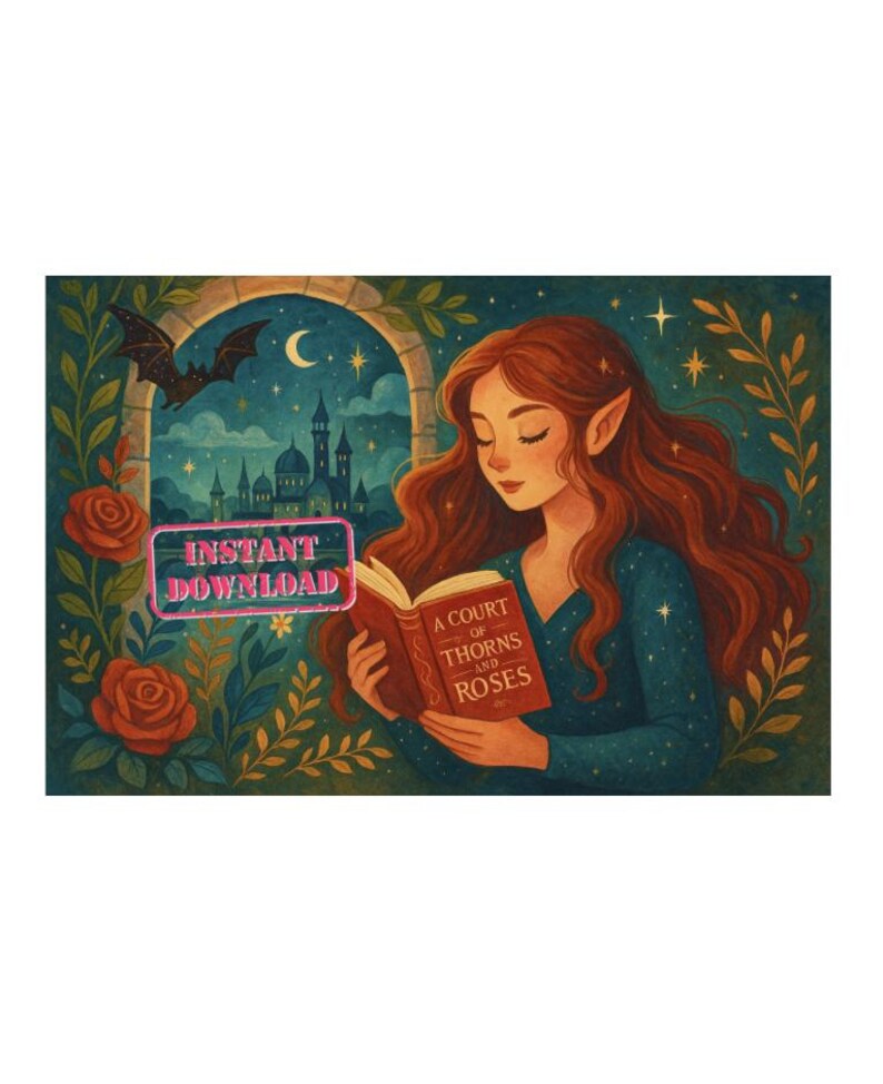 ACOTAR Velaris Art Print: Night Court Fantasy (PDF Download) - Etsy ...