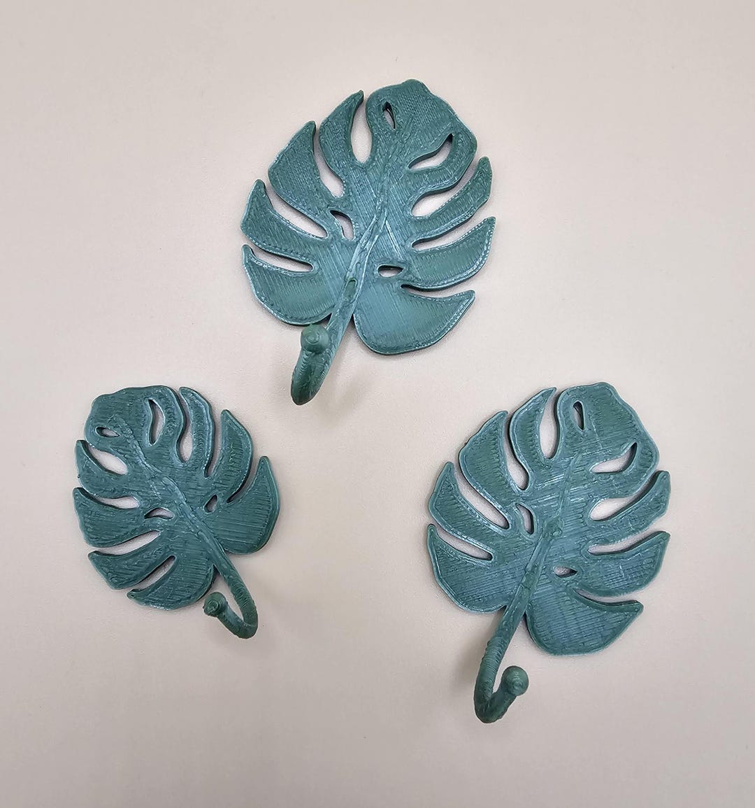 Monstera Leaf Wall Hook (3 Pc.) - Etsy