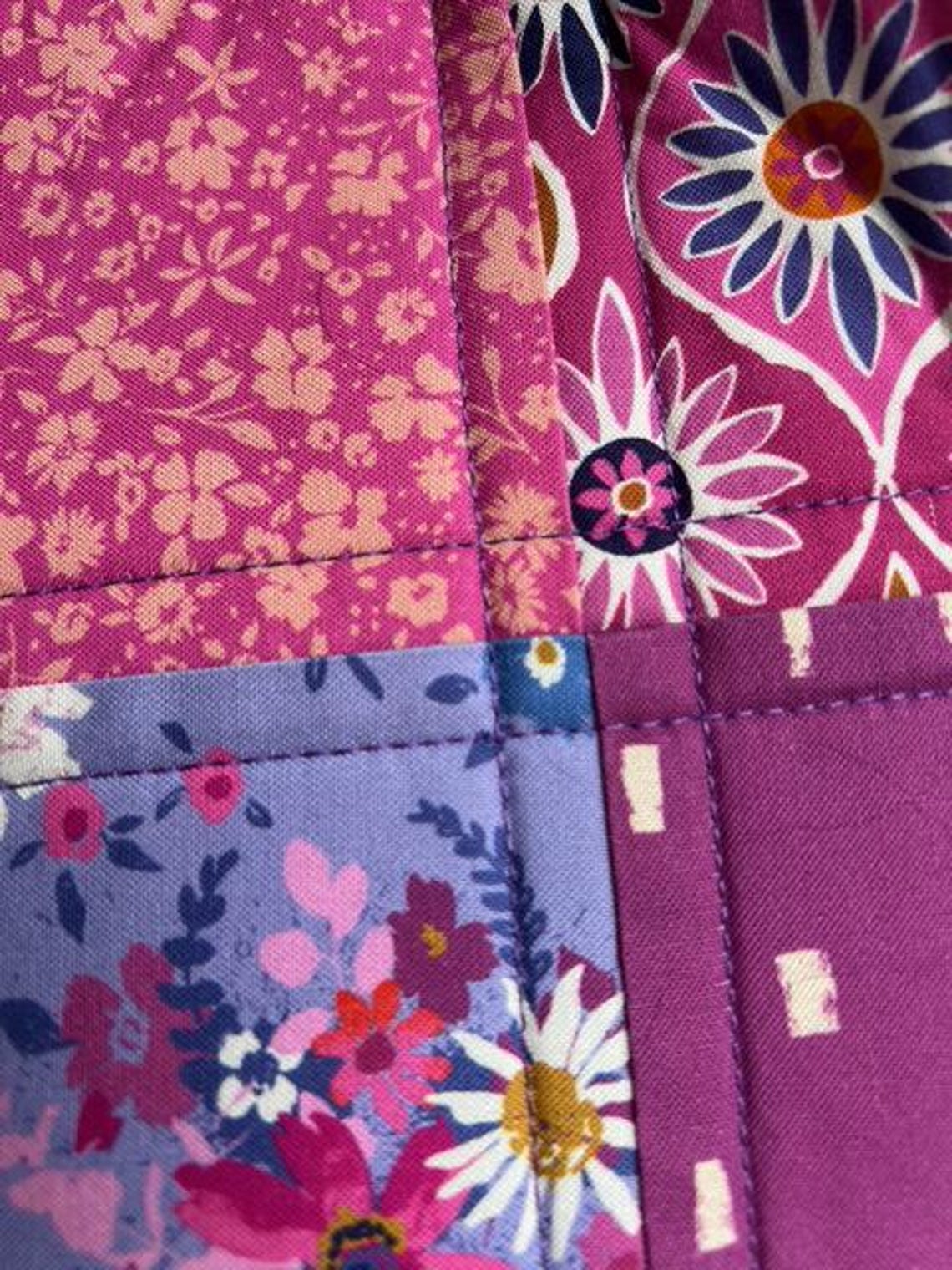 Hand-made Quilted Shoulder Bag Made Using Maeve Fabric Collection by ...