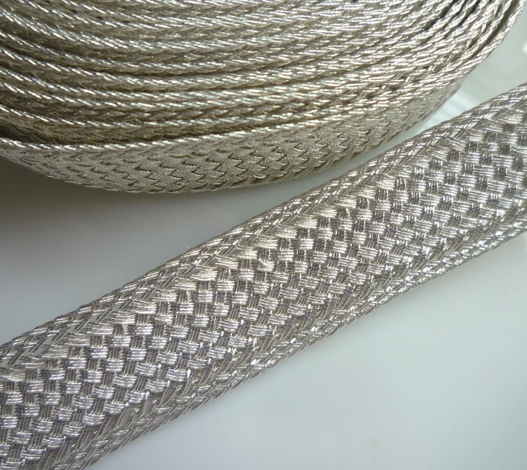 Moroccan Silver Metallic Trim , Textured Trim, 5 Metres - Etsy