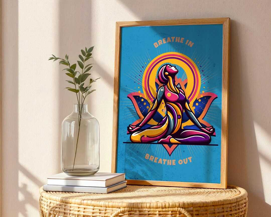 Spiritual Poster, Meditation Poster, Printable Yoga Art, Wellness ...