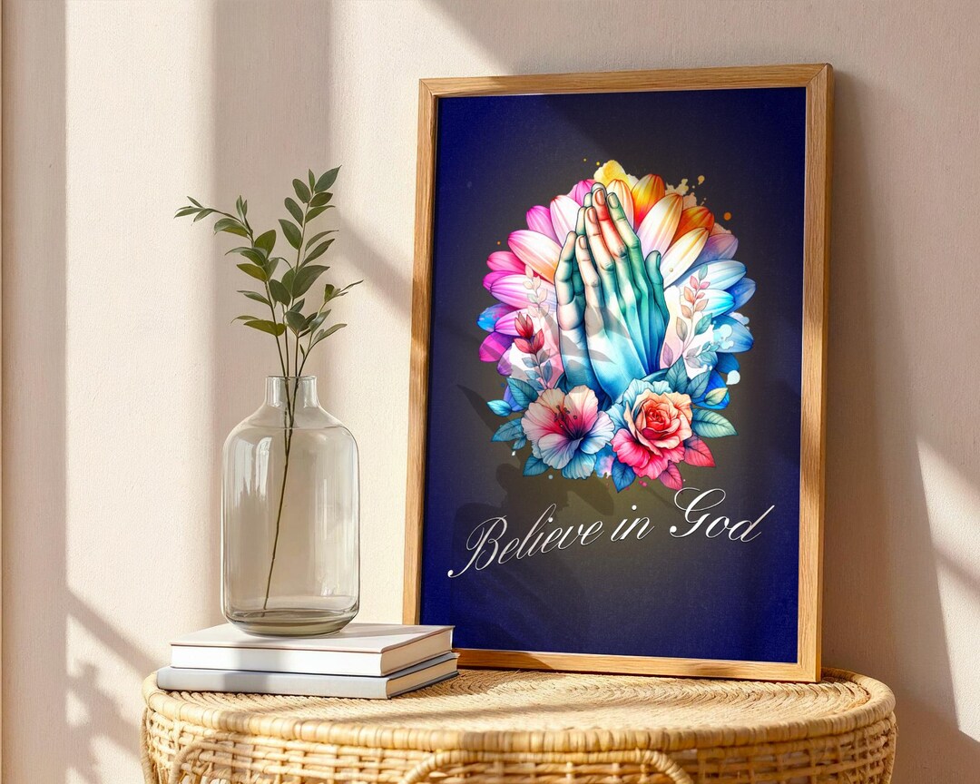Spiritual Poster, Printable Wall Art, Prayer Poster, Faith Gift ...