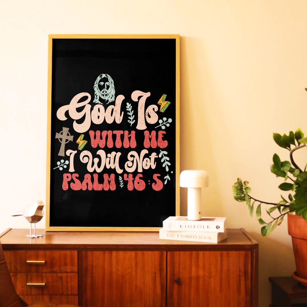 Christian Quote Poster, Faith Poster, Religious Art, Biblical Poster ...