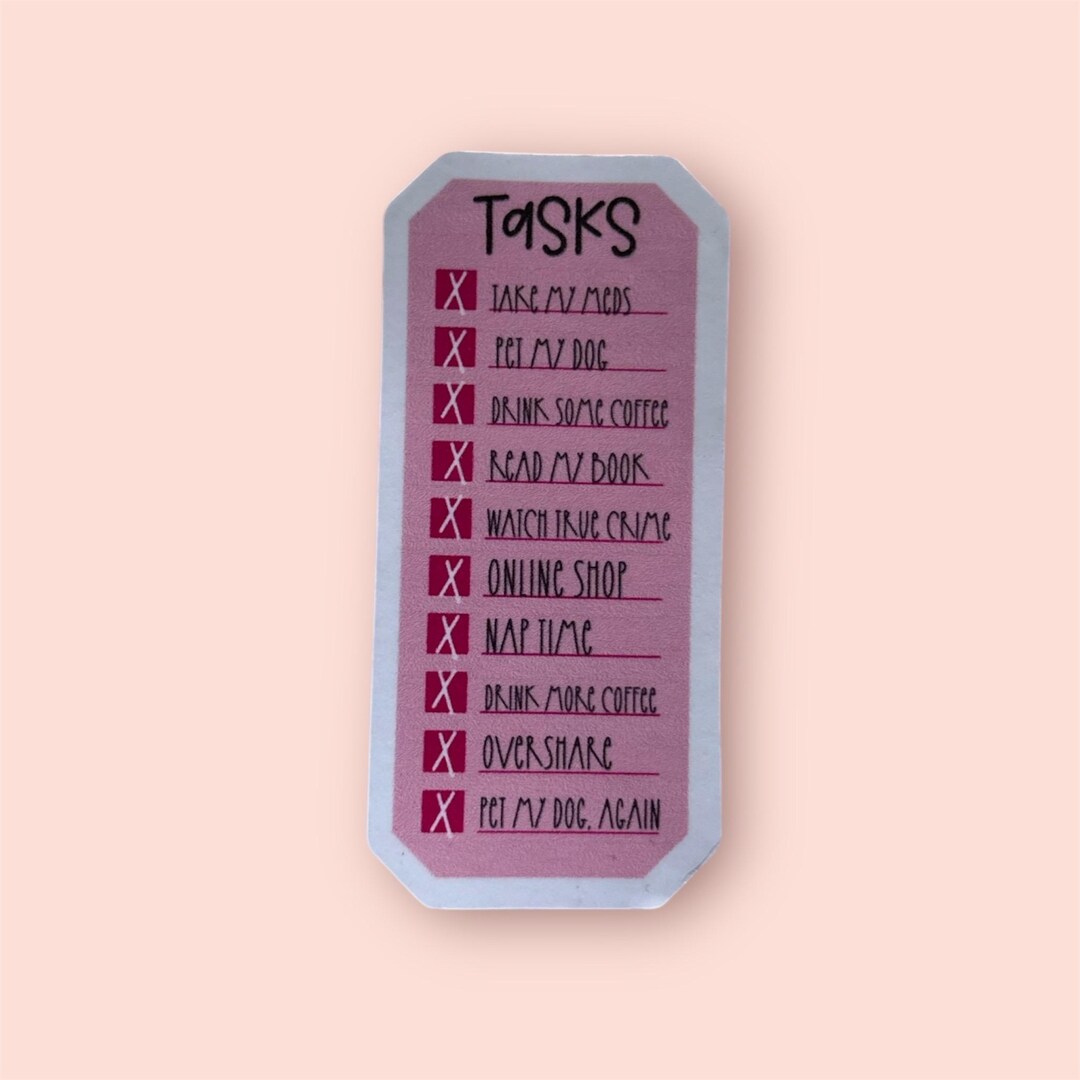 To Do List Sticker - Etsy