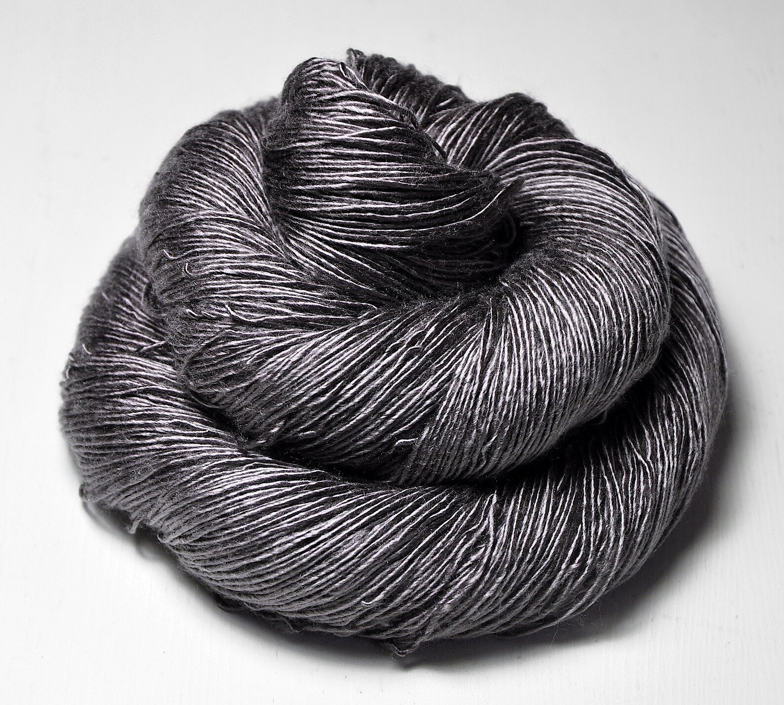 Dead Walnut Wood Cream Silk Fingering Yarn Hand Dyed Yarn - Etsy