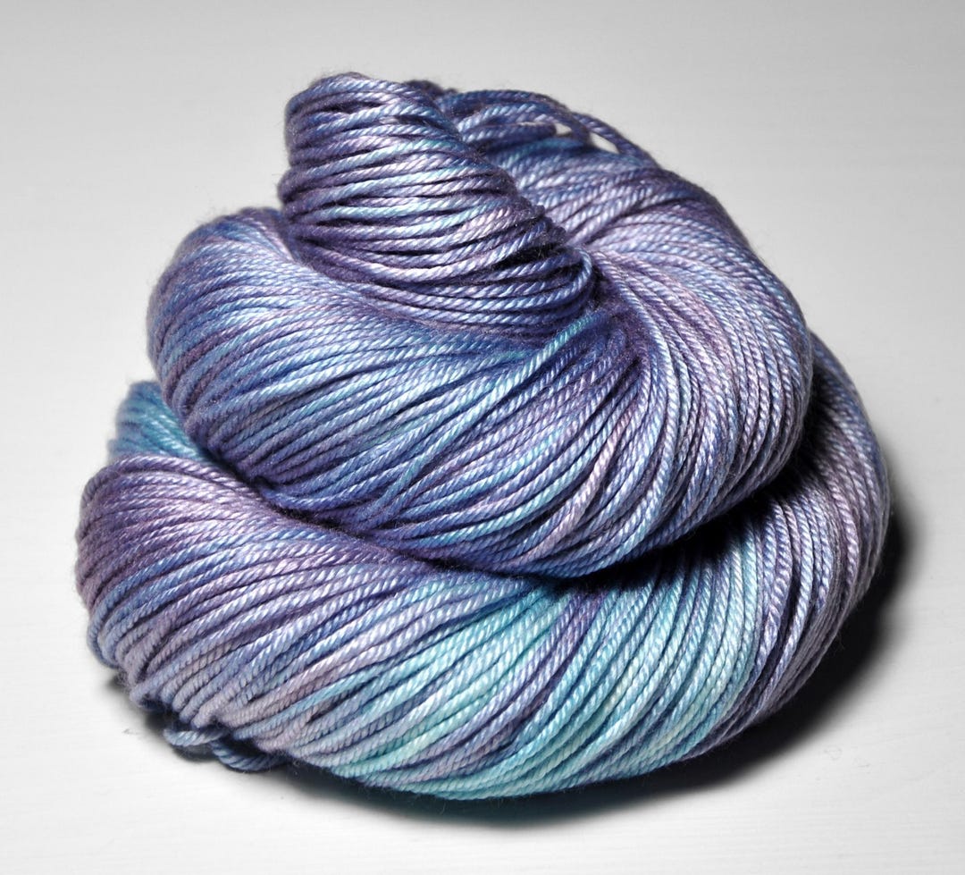 Lost Dream on a Cloud OOAK (2) - Silk / Merino DK Yarn Superwash - Hand ...