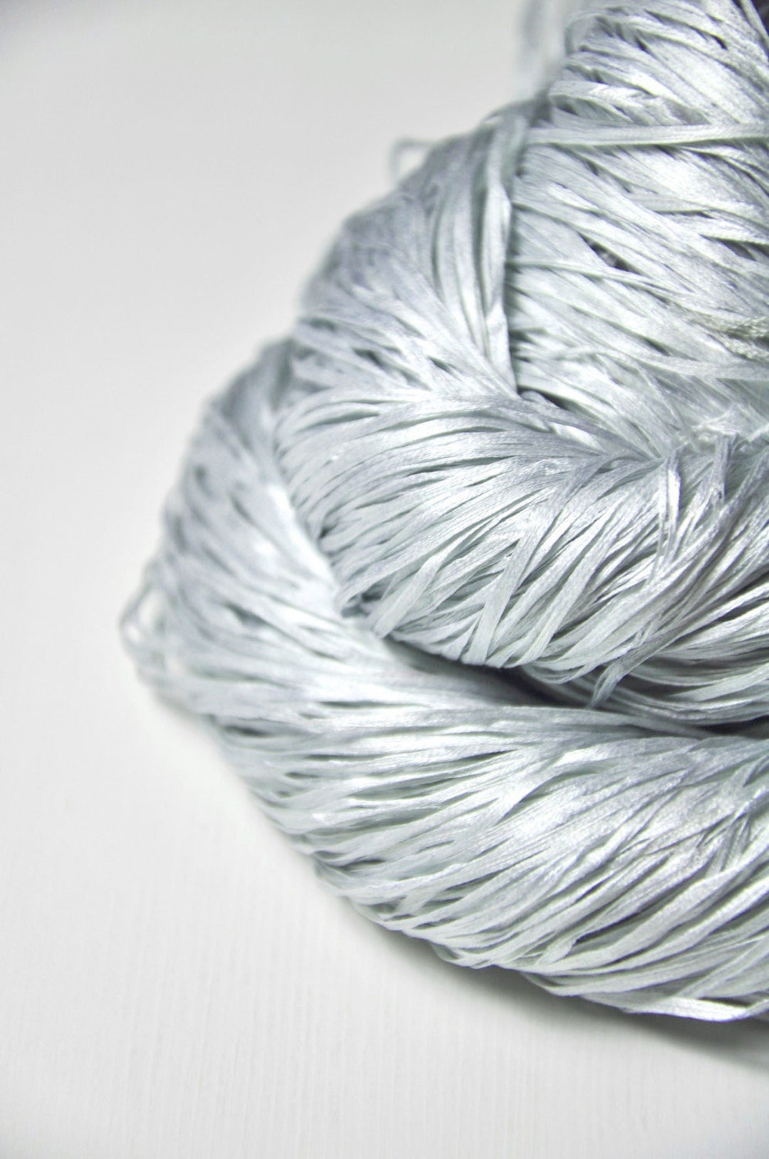 Ghosts Dancing Under the Cold Moon Silk Tape Lace Yarn Hand Dyed Yarn ...