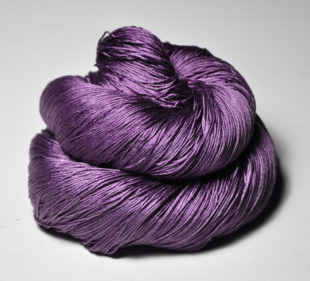 Molded Blueberry Cream Cheese - Silk Lace Yarn - Hand Dyed Yarn ...