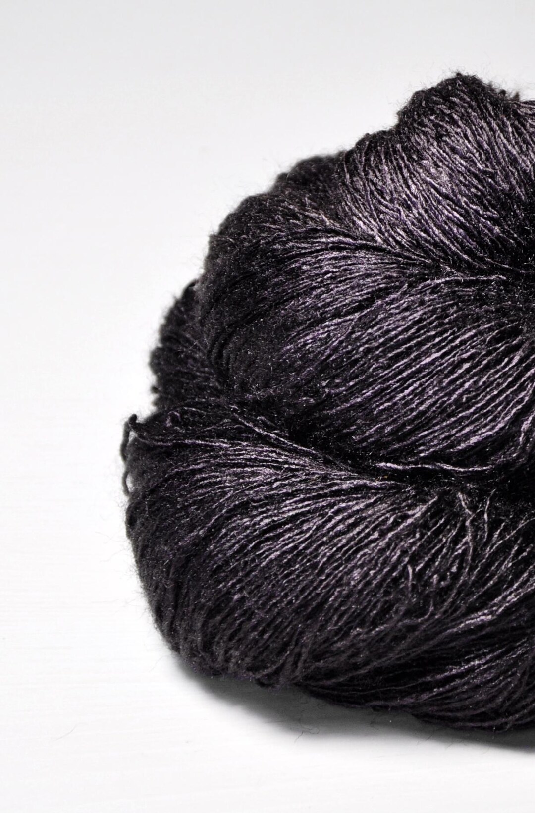 Haunted Tree (2) OOAK - Tussah Silk Lace Yarn - Hand Dyed by Dyeforyarn ...