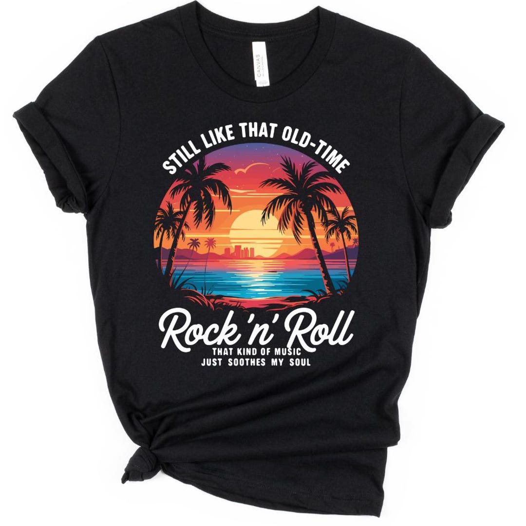 Still Like That Old Time Rock 'n' Roll Svg, Beach Svg, Palm Tree Svg ...