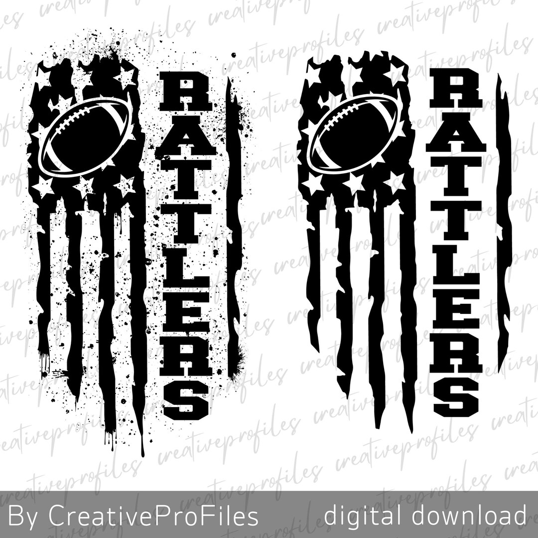 Rattlers Football Svg, Rattlers Svg, USA Flag SVG, Game Day Svg ...