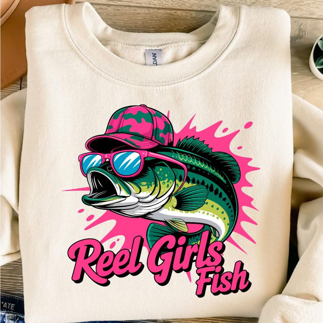 Reel Girls Fish Svg, Fishing Svg, Fish Svg, Fishing Life Svg, Girl ...