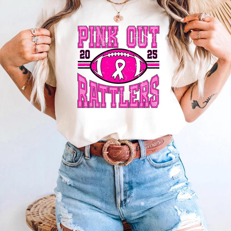 Pink Out Rattlers PNG, Rattlers Png, Football Png, Game Day Png ...