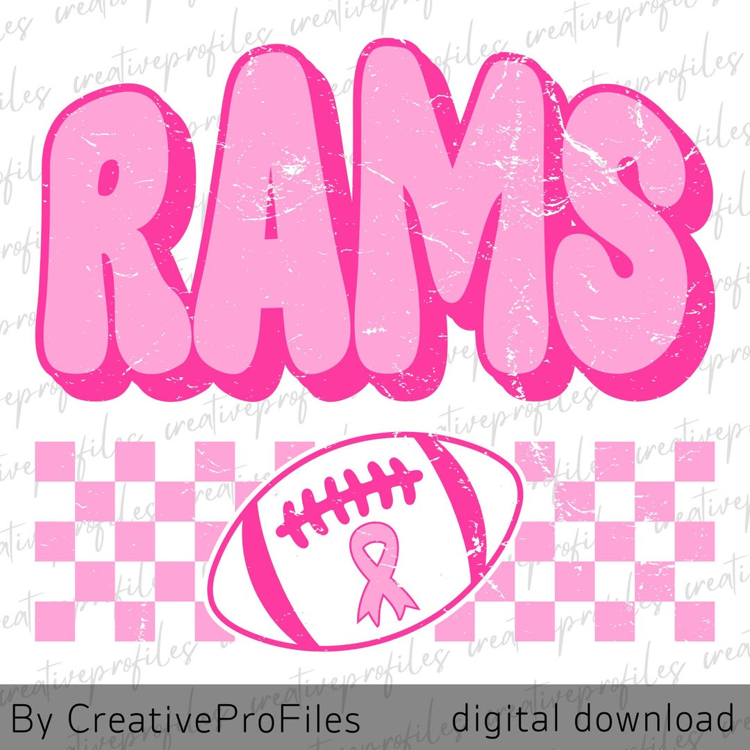 Rams Coquette Png, Floral Pink Bow Png, Rams Mascot Png, Rams School ...