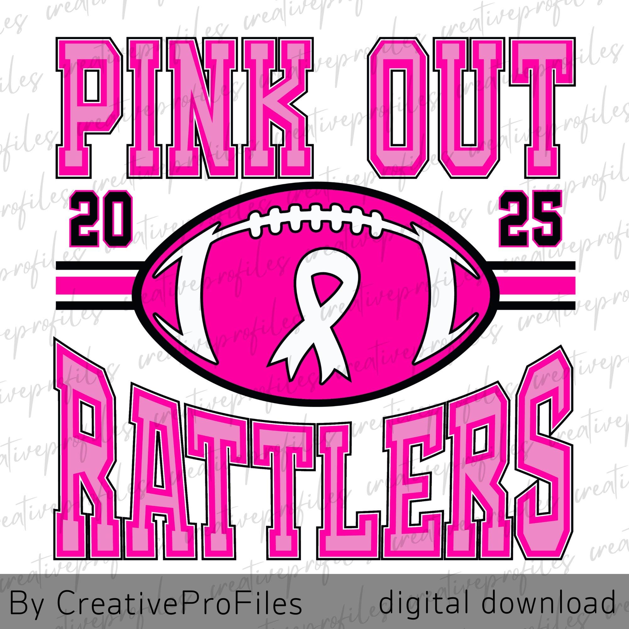 Pink Out Rattlers PNG, Rattlers Png, Football Png, Game Day Png ...