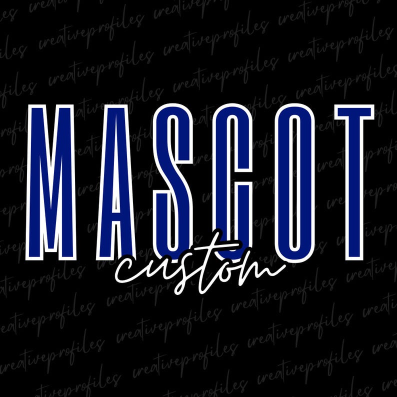 Custom Team Mascot Svg, Sports Svg, Custom School Spirit Svg ...
