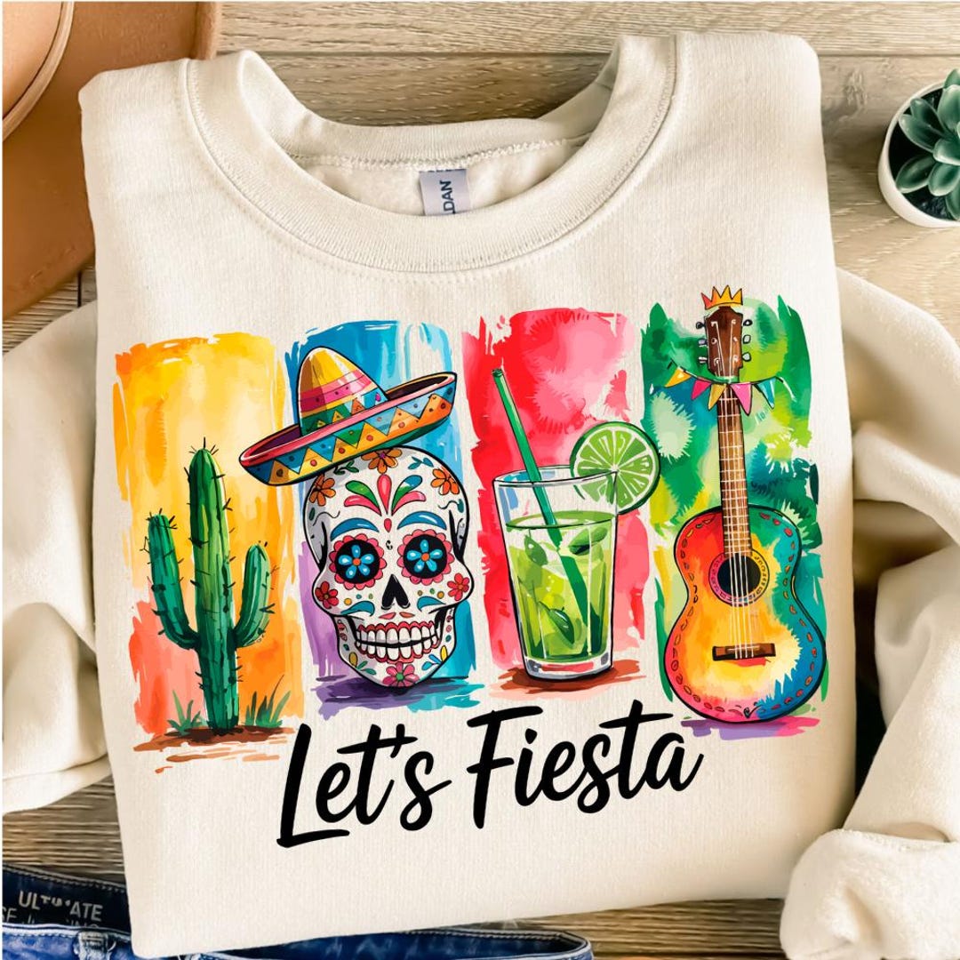 Let's Fiesta Svg, Cinco De Mayo Svg, Mexican Fiesta Svg, Margarita Svg ...