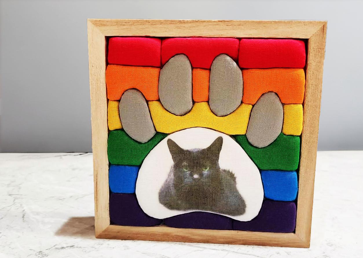 DIY Kinusaiga Kit | Painting With Fabric | Rainbow Bridge | Custom ...