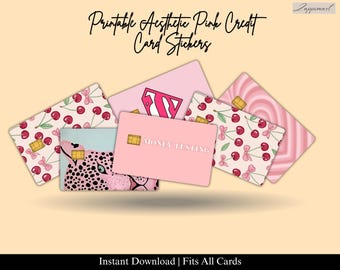 Pink Credit Card Wallet Tooled Leather Myra - Etsy