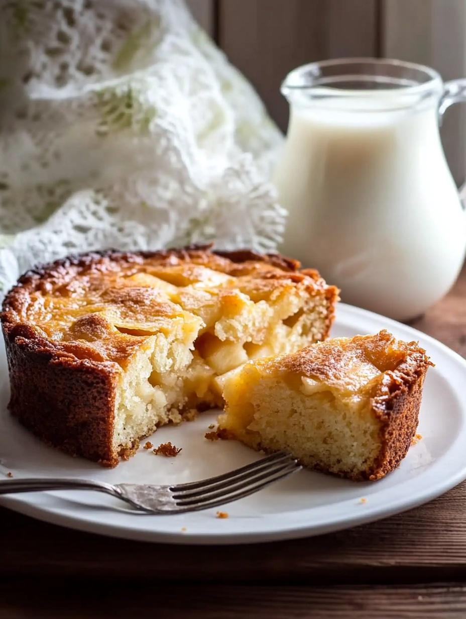 EASY RECIPE for Rustic Apple Custard Cake Recipe: Fast Printable PDF ...