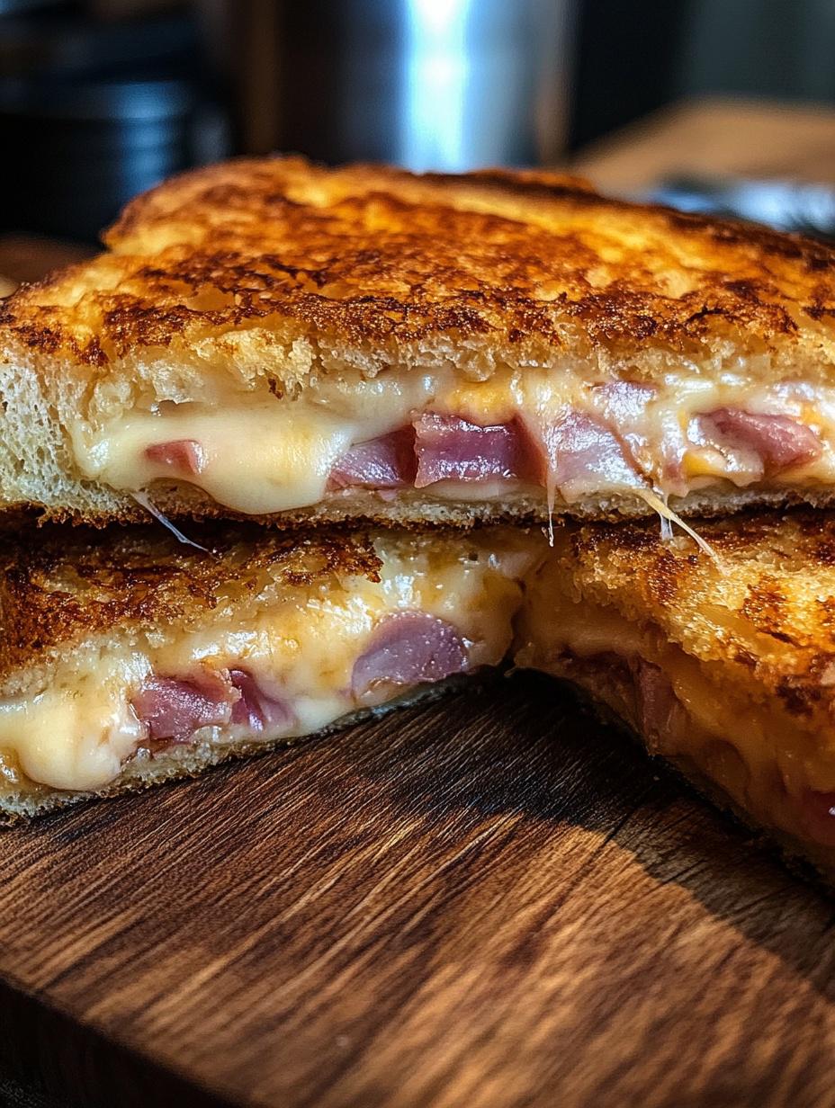 EASY RECIPE for Gourmet Ham and Cheese Grilled Sandwich Recipe (digital ...