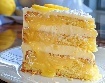 BEST RECIPE for Radiant Lemon Layer Cake With Homemade Lemon Curd ...