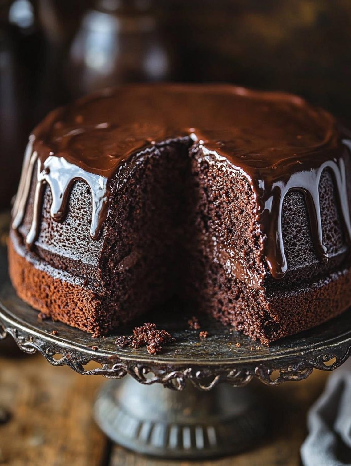 BEST RECIPE for Classic Chocolate Cake With Ganache Download. - Etsy