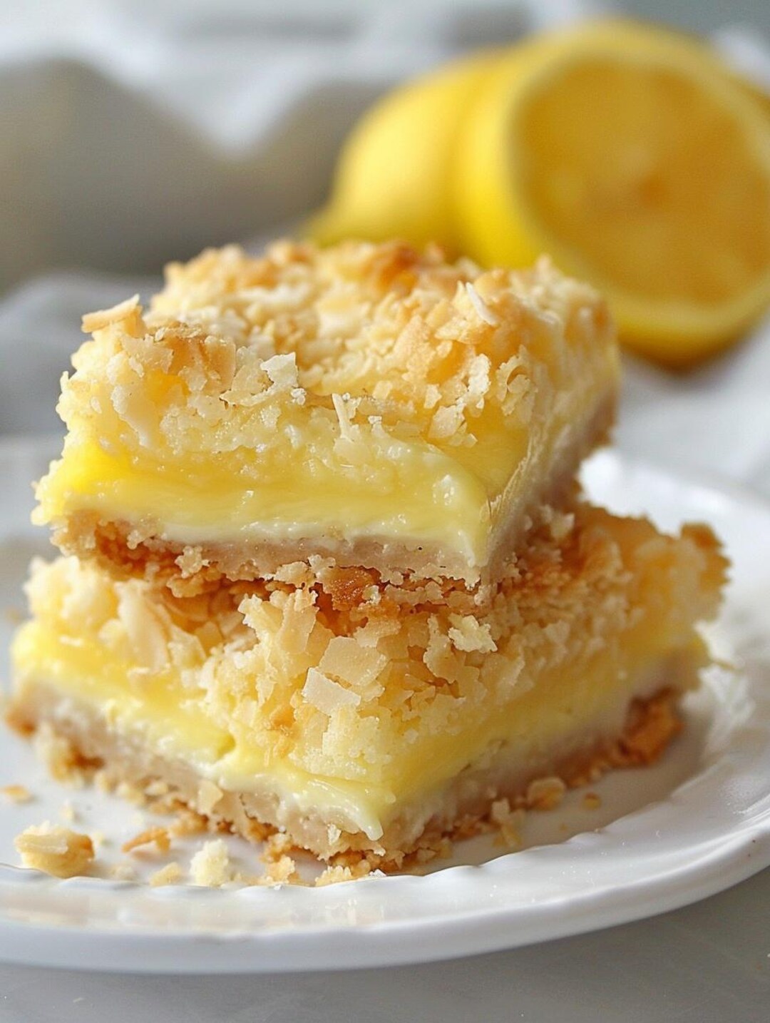 BEST RECIPE for Homemade Lemon Coconut Bars Recipe Download. - Etsy