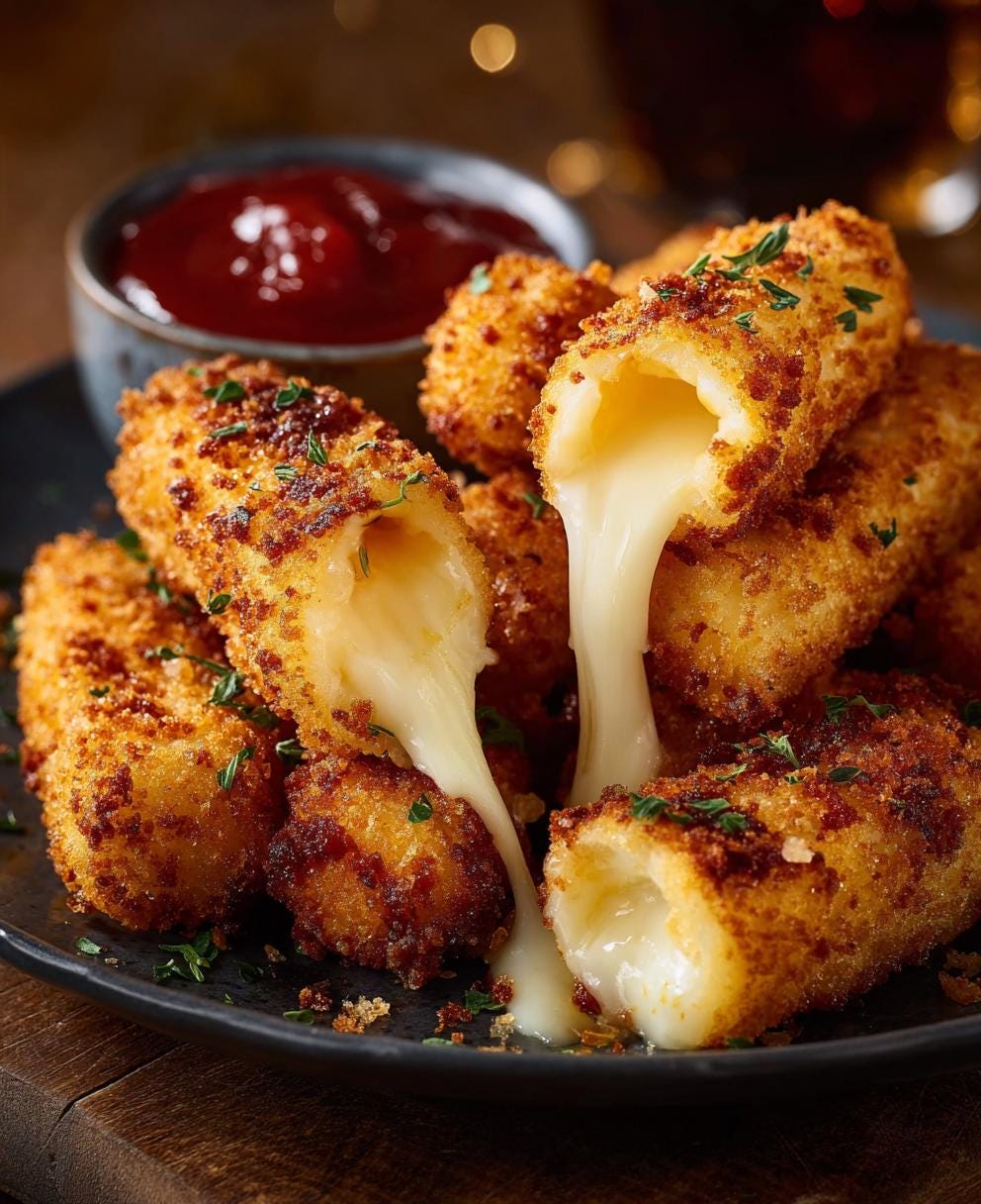 EASY RECIPE for Mozzarella Sticks Recipe: Crispy Appetizer With ...