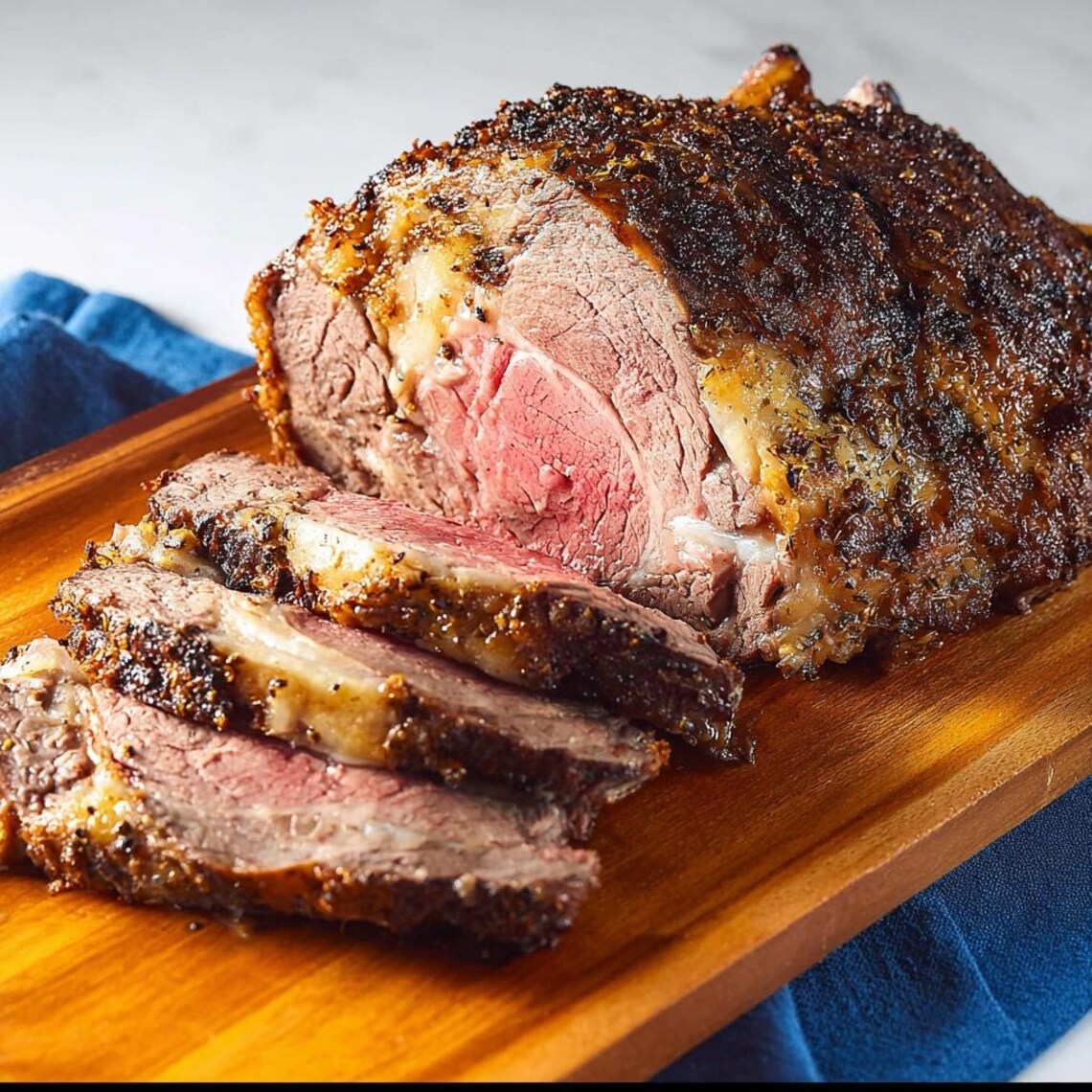 EASY RECIPE for Herb Crusted Ribeye Roast Recipe | Holiday Prime Rib ...
