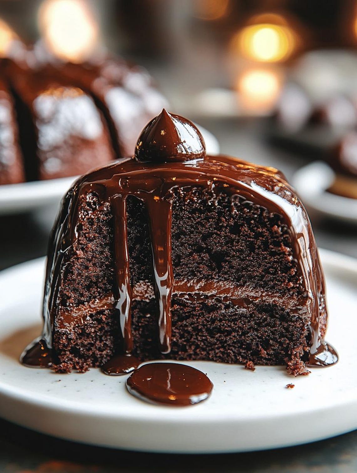 BEST RECIPE for Classic Chocolate Cake With Ganache Download. - Etsy