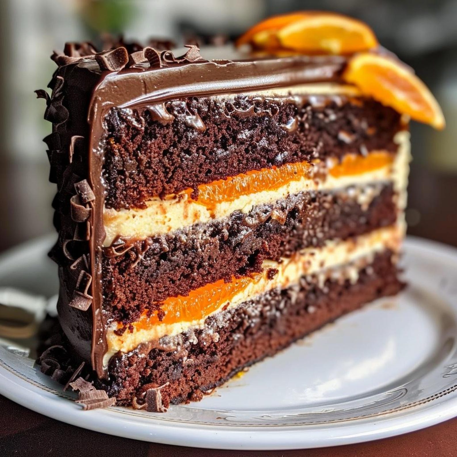 EASY RECIPE for Chocolate Orange Layer Cake Recipe: Decadent Homemade ...
