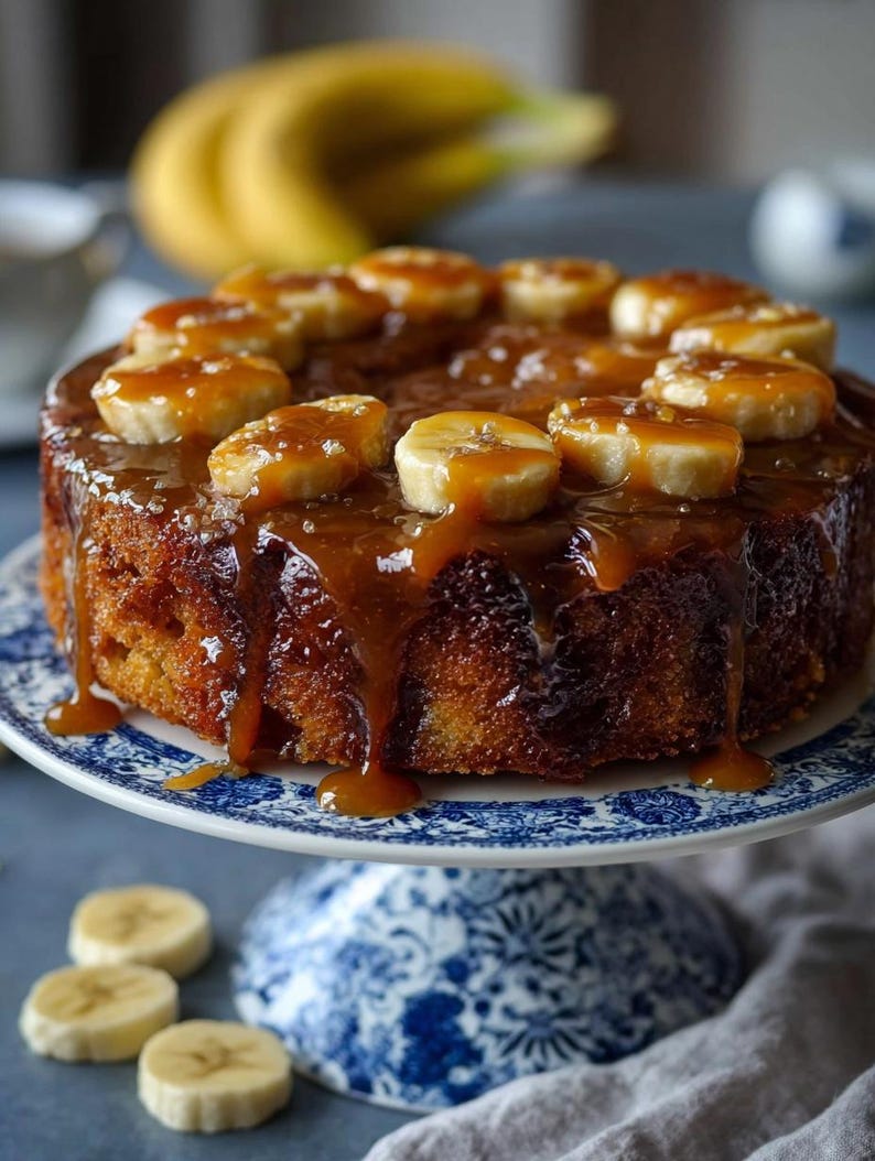 BEST RECIPE for Caramelized Banana Upside-down Cake Recipe (digital ...
