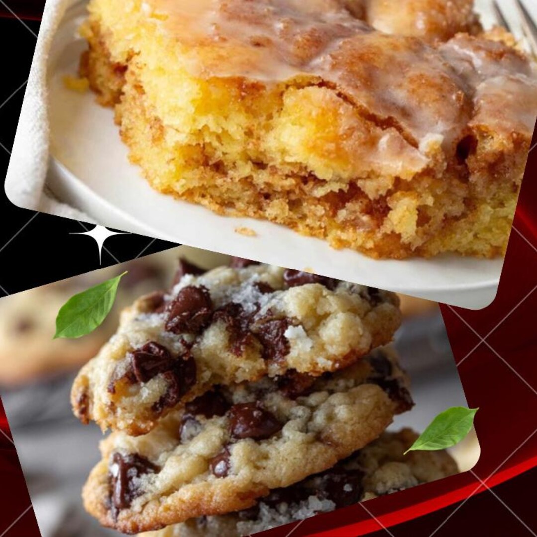EASY RECIPE for Dessert Pack : Cinnamon Roll Cake & Chocolate Chip ...
